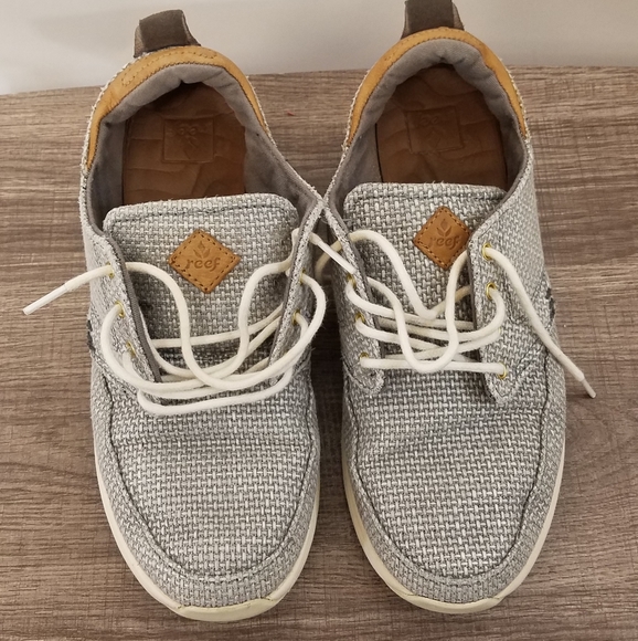 Reef | Shoes | Reef Sneakers Grey White Hp Woven 8 | Poshmark
